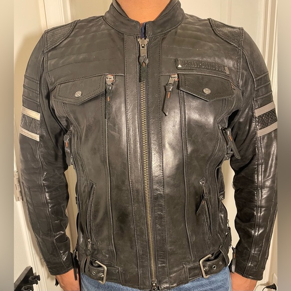 Harley-Davidson | Jackets & Coats | Harley Davidson Mens Triple Vented ...